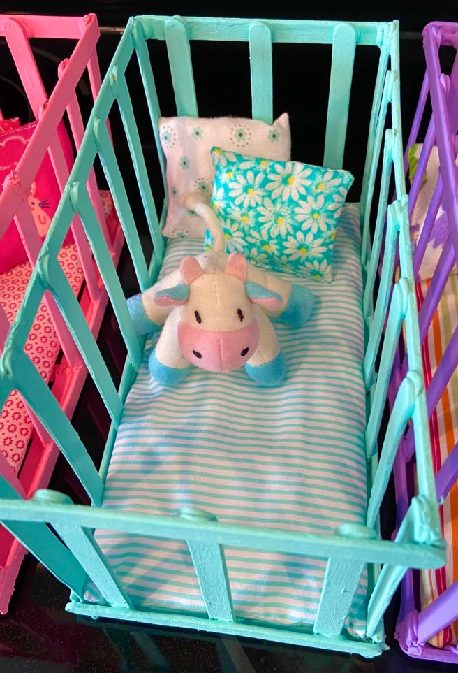 DIY DOLL BABY CRIB | Faking It Mostly